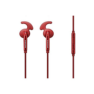 Samsung Active InEar Headphones for Universal/SmartPhones - Retail Packaging - Red - EO-EG920LREGUS