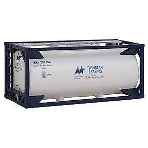 Walthers SceneMaster HO Scale Model of Twinstar Leasing 20' Tank Container