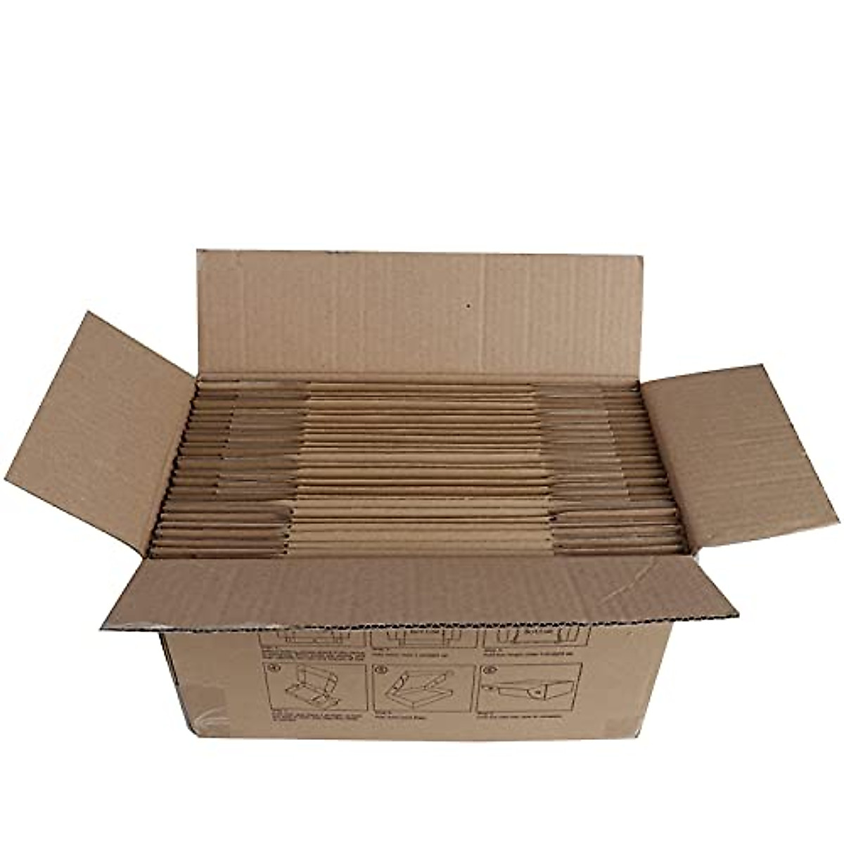 PHAREGE 7x5x2 inch Shipping Boxes 25 Pack, Brown Corrugated Cardboard Mailer Boxes, Small Mailing Boxes for Packaging Small Business
