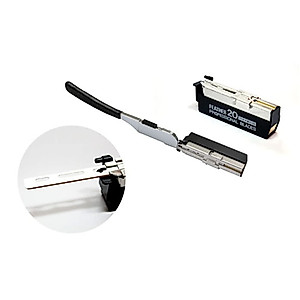 TULGIGS Barber Razor Straight Blade Razor Kamisori Razor with Replaceable with Pack of 20 Blades,Made in Korea