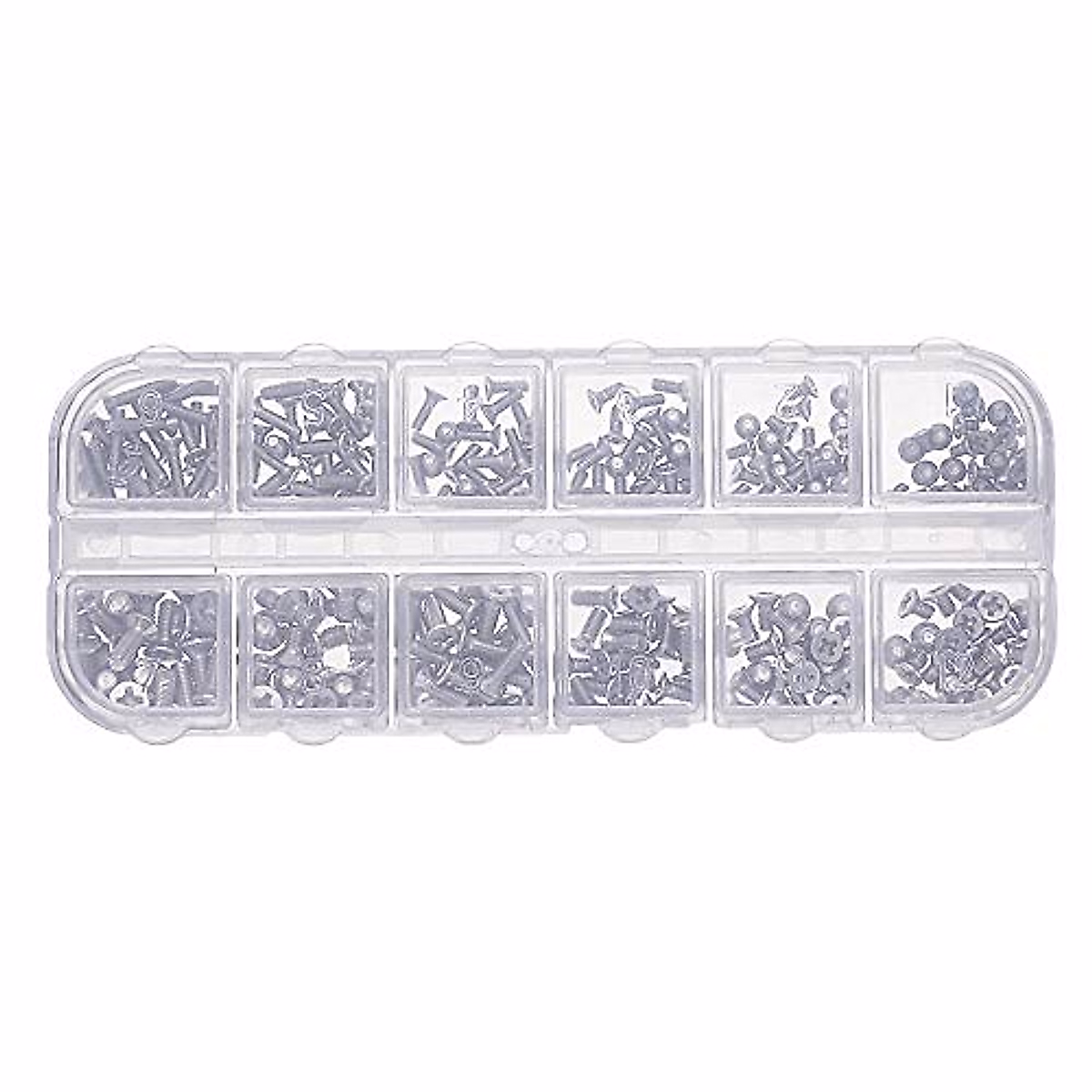 NLXTXQC 240Pcs 304 Stainless Steel Screw Flat Head Notebook Laptop Repair