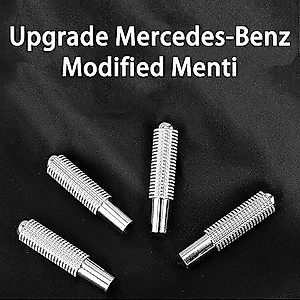 BESULEN Car Door Lock Pin, Aluminum Alloy Inner Door Lock Knobs Pin Stick Cover, 4 Pieces Car Door Lock Pull Knobs, Car Interior Modification Accessories Universal for SUV Pickup Truck