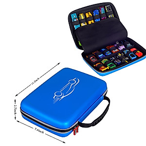 BTOPCASE Hard EVA Protective Carrying Storage Case For HOT WHEELS 20-Car Pack,HOT WHEELS 24-Car Pack, Matchbox Cars Case