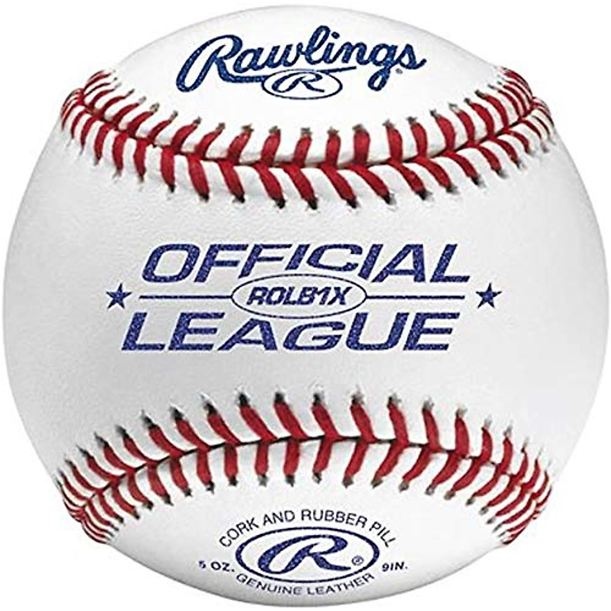 Rawlings | Official League Competition Grade Baseballs | ROLB1X | Game/Practice Use | Youth/14U | Bucket | 24 Count