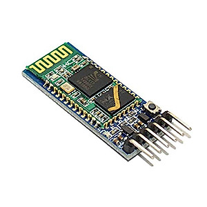 HiLetgo HC-05 Wireless Bluetooth RF Transceiver Master Slave Integrated Bluetooth Module 6 Pin Wireless Serial Port Communication BT Module for Arduino