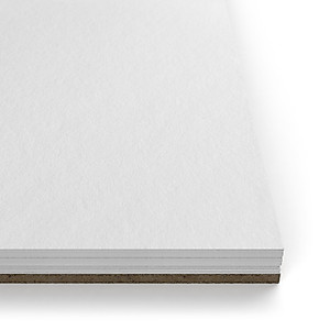 ARTEZA Drawing Paper Pad, 8 x 10 Inches, Pack of 2, 50 Sheets Each, Spiral Bound Artist Drawing Books, Durable Acid Free White Sketch Paper