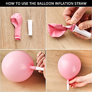 PartyWoo Balloon Arch Kit, 45 pcs Balloon Garland Kit, Balloon Arch Strip, Wall Hooks, Balloon Knotter, Balloon Decorating Strip, Balloon Garland Arch Kit, Balloon Arch Tape for Birthday Wedding