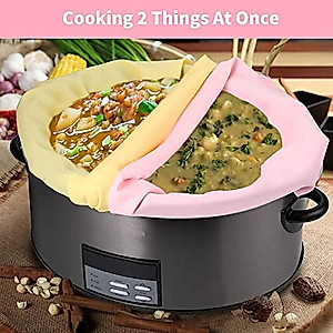Stew Pot Silicone Liners Silicone Material Liners Large Capacity Slow-stew Cooker Internal Pad Heat Resistant Silicone Air Fryer Bowl