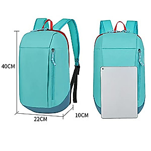 NSQFKALL Durable Water Outdoor Backpack Laptop Bag Specification Travel Laptop Backpack Mini Leather Backpacks (Black, One Size)