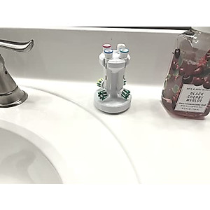HOYT DESIGN for Oral-B Countertop Electric Toothbrush Replacement Brush Head Holder Organizer Stand