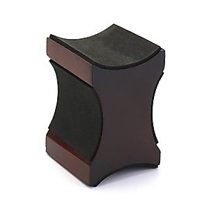 QWORK Guitar Neck Rest, String Instrument Wooden Neck Craddle Guitar Neck Rest Support Pillow for Guitar Workstation, Ukuleles, Violins, Banjos, Mandolins