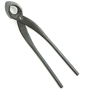 BambooMN Bonsai Starter Tool Kit 2pc Set - 11" Concave Cutter, 7" Heavy Duty Shear