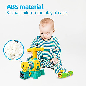 PZJDSR Rocket Balloons Car with Pump Balloon Launcher Car Toy Set Balloon Powered Cars with Manual Pump Toy Gift Balloon car Preschool Science Toys Suitable for Boys and Girls 3+ Years（Yellow+Green）