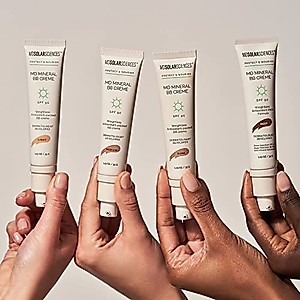 MDSolarSciences MD Mineral BB Crème SPF 50 – Beauty Balm Sunscreen for Face - Vegan Broad Spectrum UV Protection – Blendable Tinted Cream – Smooth, Natural Matte Finish, Light, 1.23 Oz