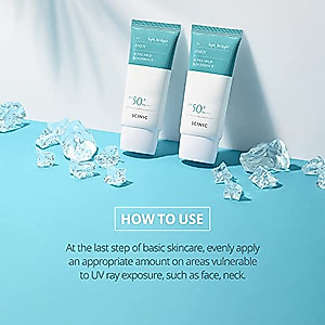 SCINIC Enjoy Super Mild Sun Essence SPF50+ PA++++ 1.69 fl oz(50ml) | A Lightweight Hydrating Sun Essence That leaves No Sticky Feeling | Korean Skincare