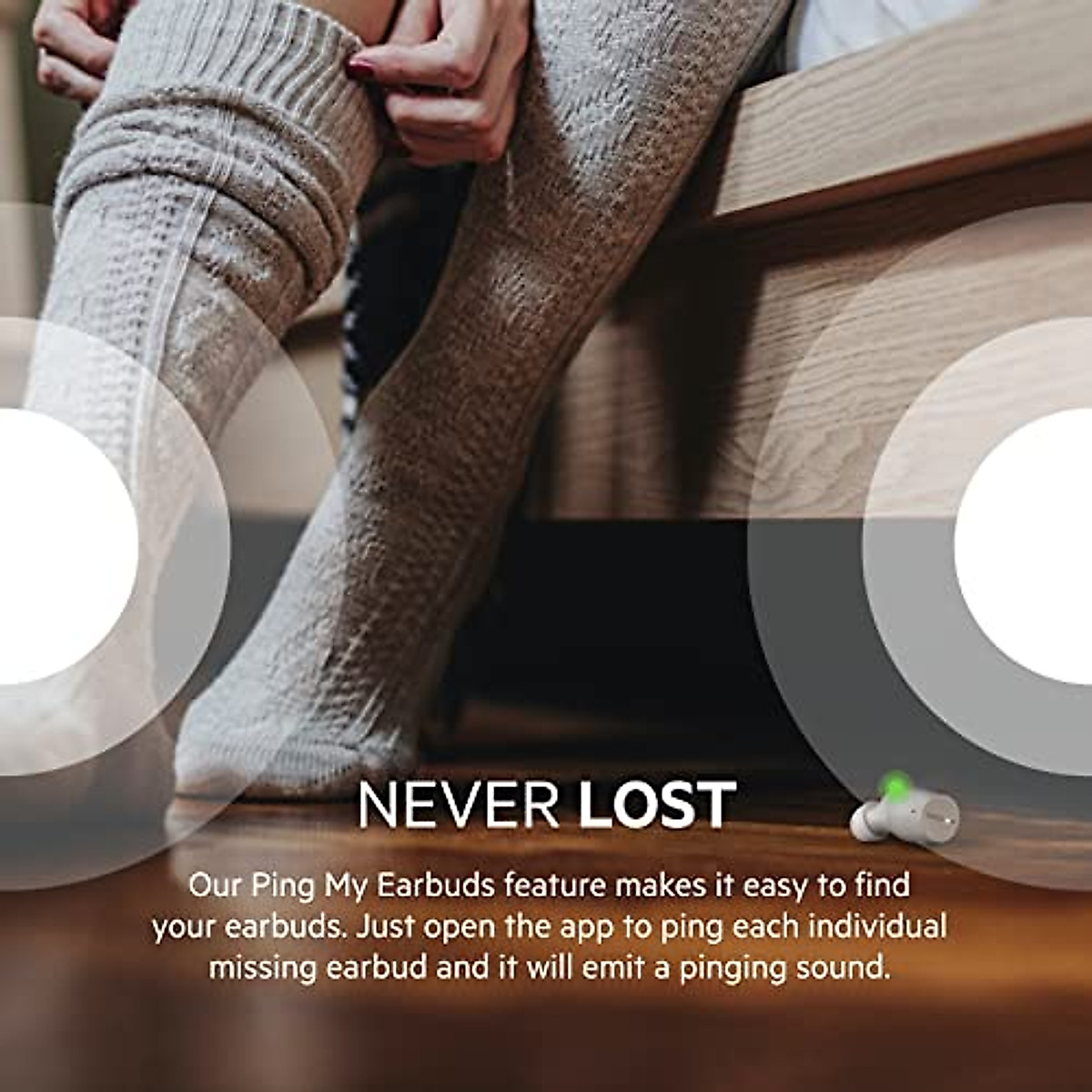 Belkin SOUNDFORM Immerse Noise Cancelling Earbuds, True Wireless Earbuds with Hybrid ANC, Wireless Charging, IPX5 Sweat and Water Resistant, Apple Find My for iPhone, Galaxy, Pixel and More - White