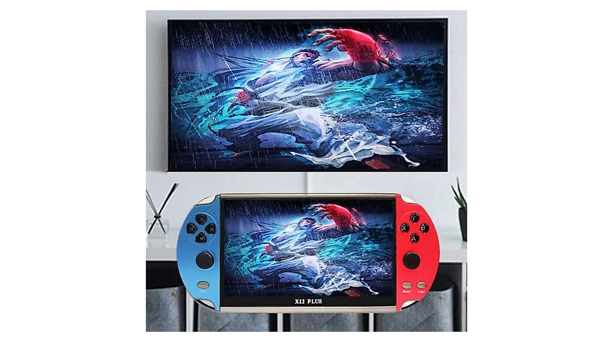 Astarama X12 Plus Handheld Game Console with 10,000 Games