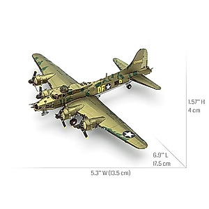 Metal Earth B-17 Flying Fortress Color 3D Metal Model Kit Fascinations