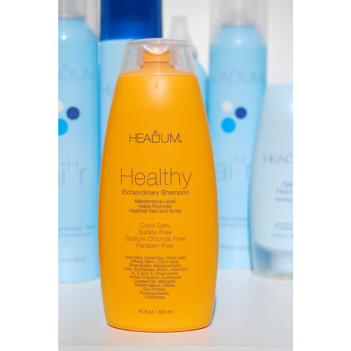 Healthy Shampoo, 10 oz - Sunscreen Oil Absorbing Moisturizing –Products for Men, Women, Curly, Frizzy, Fine, Thin Textures by Healium Hair