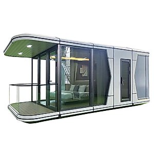 Minimalist House, Modular Tiny Home, Foldable Prefab House, Quick Assembly Cabin, 20ft 30ft 40ft for Mobile Showrooms, On-Site Offices, Staff Accommodation