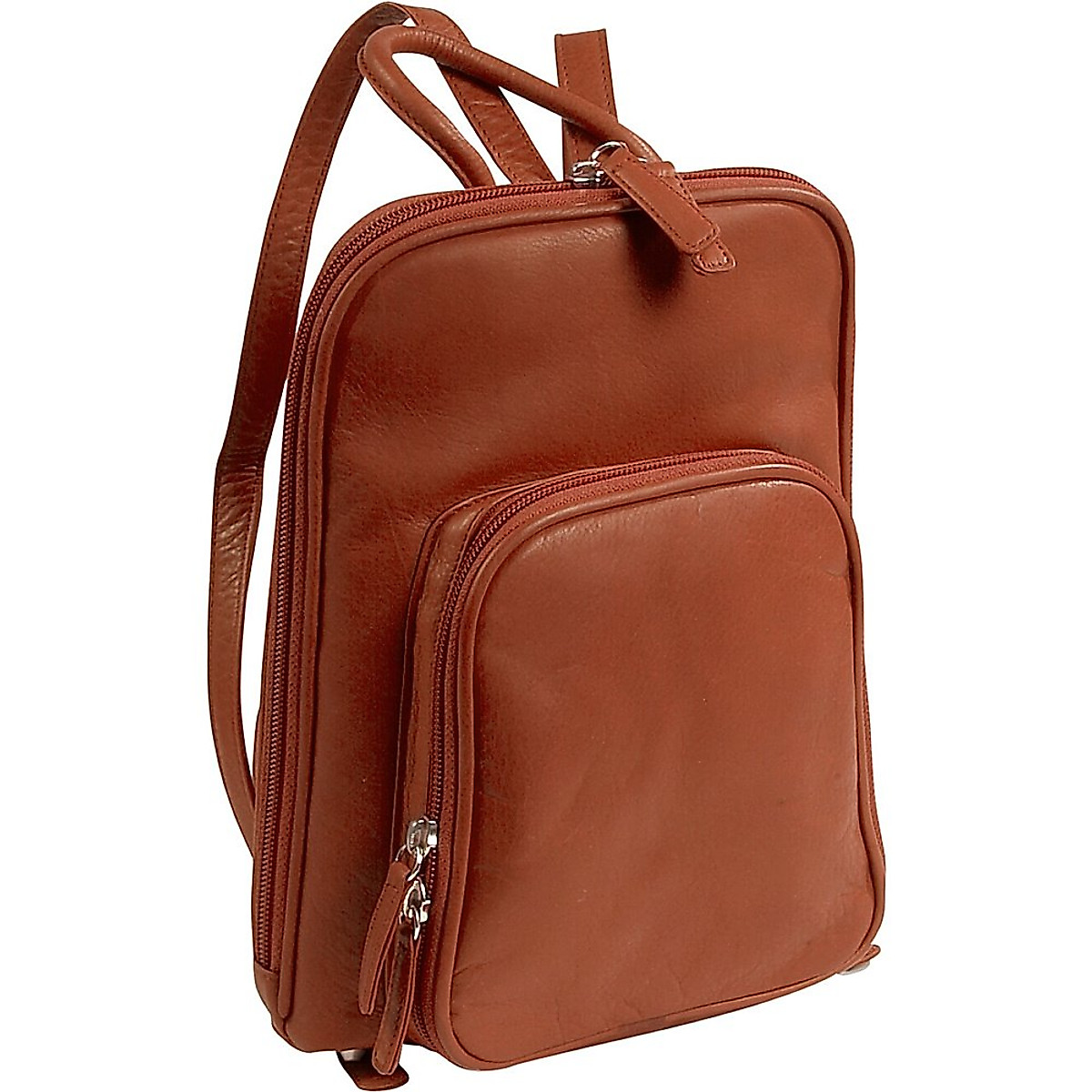 Osgoode Marley Cashmere Small Organizer Backpack (Brandy) Medium