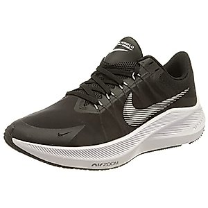 Nike mens Winflo 8 Running Shoes, Black/Dark Smoke Grey/White, 11