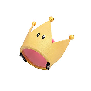 C-ZOFEK Bowsette Crown Gold Plastic Halloween Cosplay for Women (Gold)