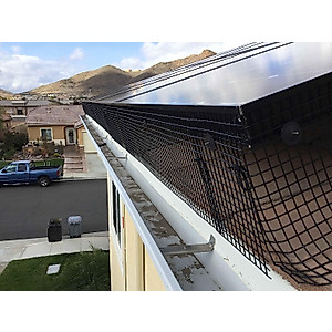 FUTRPOW Solar Panel Bird Guard Fasteners Clips,50 Sets Critter Guard Clips,Solar Panel Mesh Clips Attached to Solar Panels,PVC Coated Metal Clips and Fasteners for Squirrel Proof Bird Fence