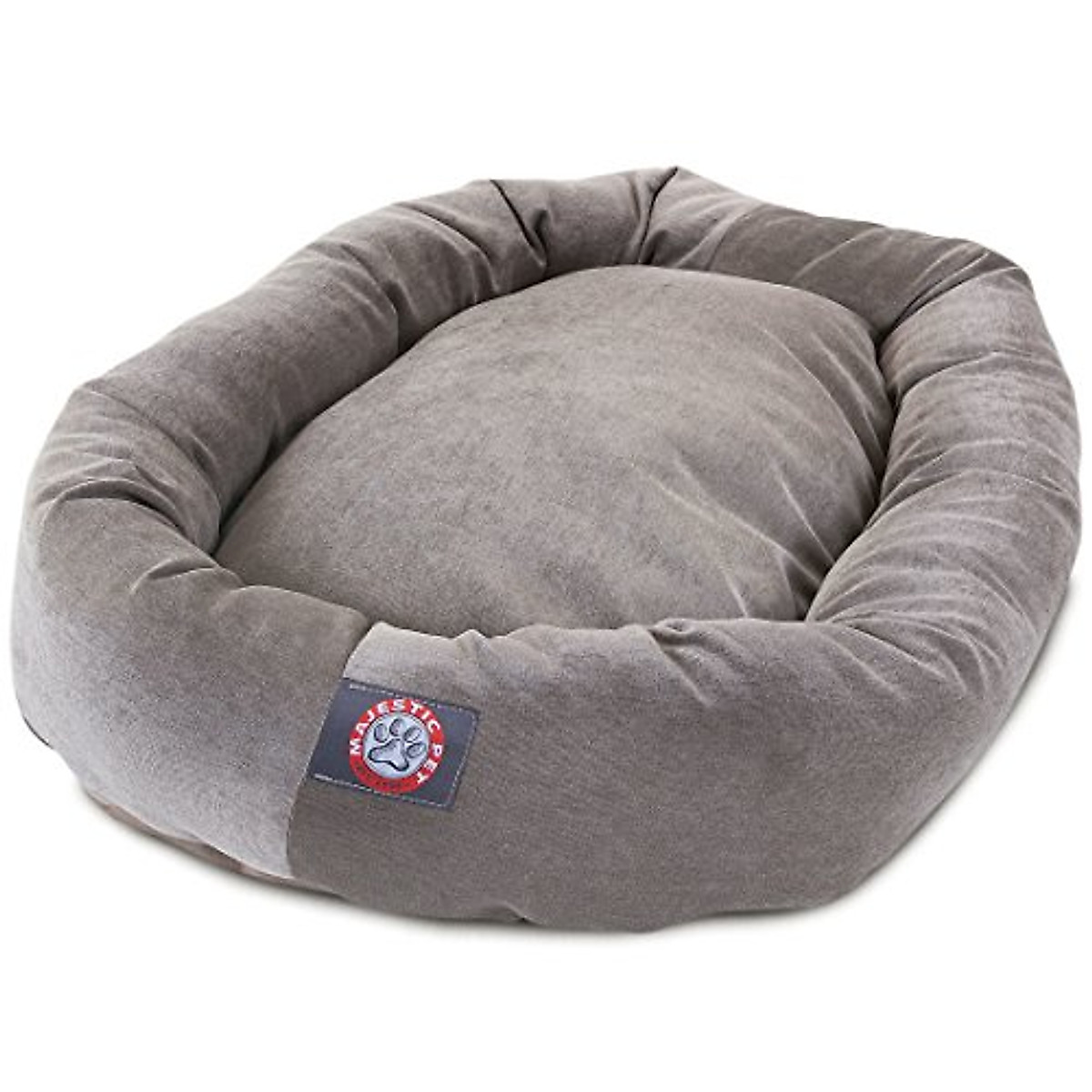 52 inch Vintage Villa Collection Micro Velvet Bagel Dog Bed By Majestic Pet Products