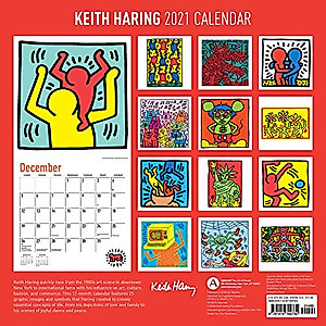 Keith Haring 2021 Wall Calendar