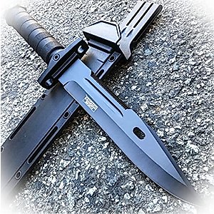 New 13.5" Military Tactical Survival FIXED BLADE Black HUNTING Machete KNIFE Dagger Camping Outdoor Pro Tactical Elite Knife BLDA-0639