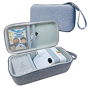 RAWECUD Hard Carrying Case for Polaroid Go Instant Mini Camera (9035), Travel Storage Box for Polaroid Go Camera and Film Accessories (Case Only) (Grey)