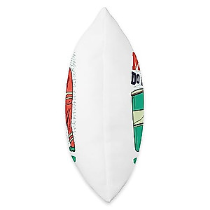 Garbage Waste Disposal & Garbage Man Apparel Men Do It Once A Week, Garbage Truck Collectors Throw Pillow, 16x16, Multicolor