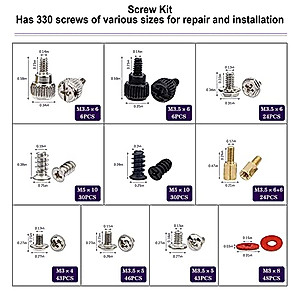 Computer Replacement Screw, Meet Demand Computer Installation Screw Not Easily Deformed Excellent Performance for Home