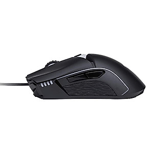 GIGABYTE AORUS RGB 16000 dpi Optical Sensor Fully Programmable and Saved Onboard 16.7M Customizable Lighting Gaming Mouse - GM-AORUS M5,Black