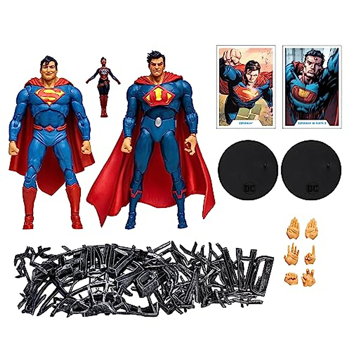 McFarlane Toys - DC Multiverse Superman vs Superman of Earth-3 with Atomica 7in Figure 2pk