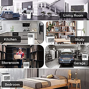 8,000 BTU Portable Air Conditioners, Portable AC With Remote for Room to 300 sq.ft  3 in 1 Air Conditioner With Dehumidification/Air Circulation/Timer And Window Kit