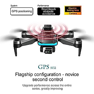 GoolRC GPS 5GWIFI Remote Control Drone with Camera 720P Dual Camera Obstacle Avoidance Brushless Motor Optical Flow Localization Remote Control Quadcopter for Kids Adults with Storage Bag