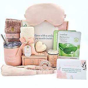 Enchant Givers Gift Sets, Self Care Gifts for Women, Get Well Soon Gift Baskets for Women, Spa Gifts for Women, Gifts for Girlfriend, Gifts for Moms, Woman Gifts