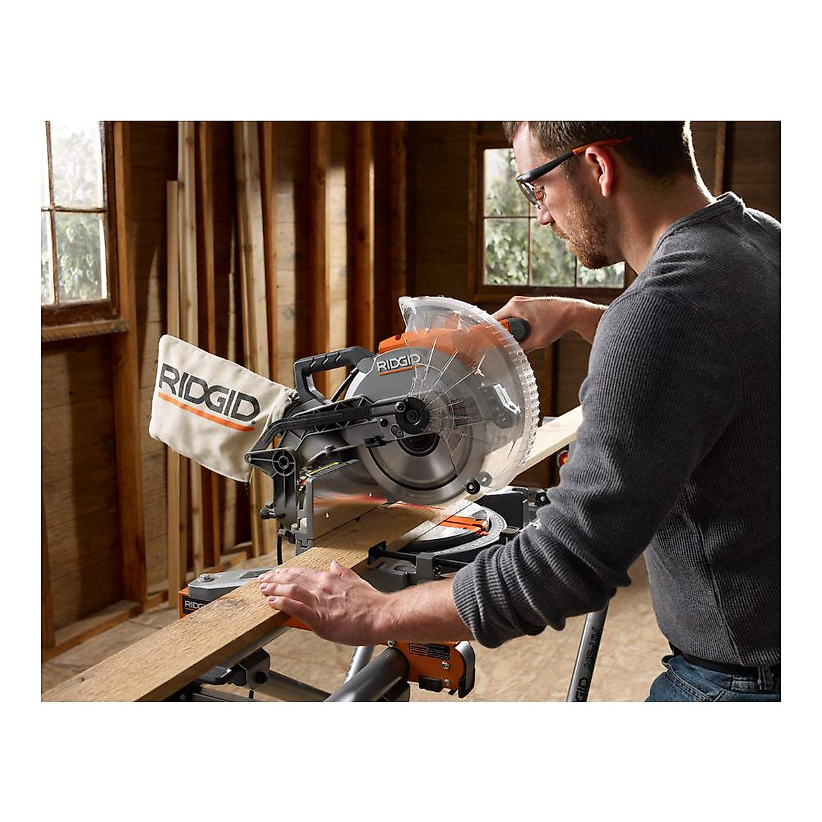 15 Amp 10 in. Dual Miter Saw with LED Cut Line Indicator
