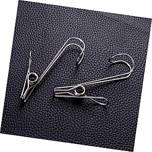 NOLITOY Stainless Steel Clothes Pegs 10pcs Stainless Steel Clothes Metal Clips Stainless Steel Clips Stainless Steel Pegs Clothes Pegs Elastic Multifunctional Clothes Pegs