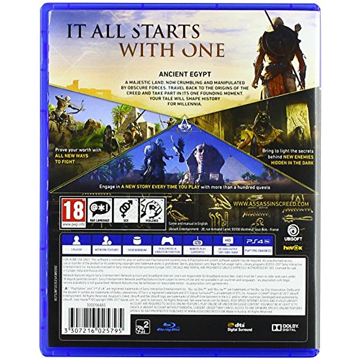 Assassin's Creed: Origins (English with Multi Lang in Game) (PS4)