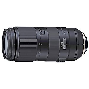 Tamron 100-400mm F/4.5-6.3 VC USD Telephoto Zoom Lens for Canon Digital SLR Cameras (6 Year Limited USA Warranty) Black