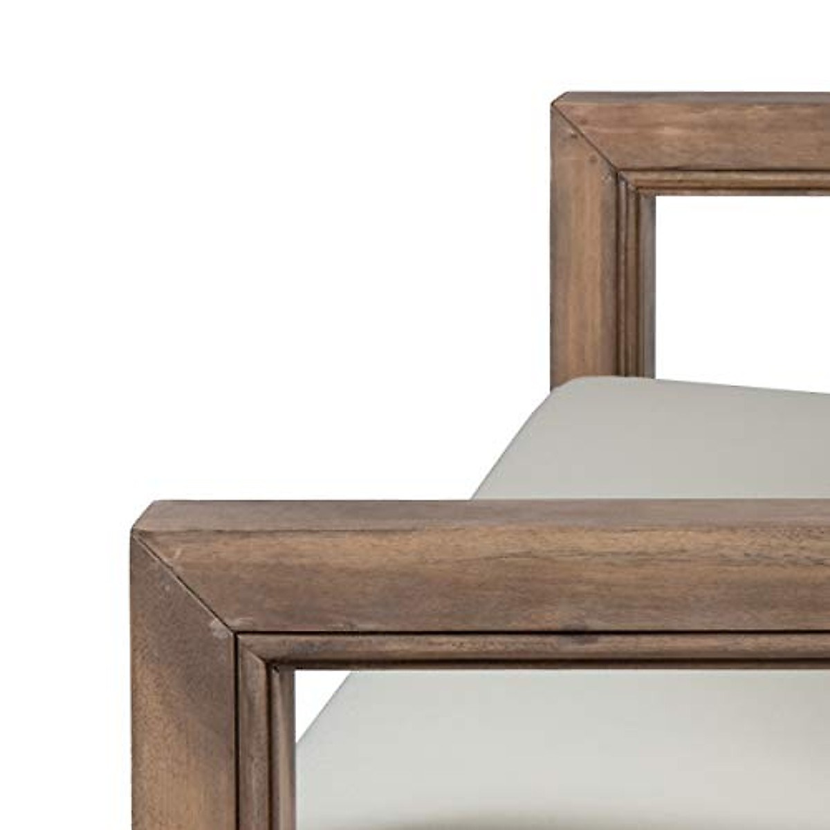 Christopher Knight Home Sammy, Brown and Beige Outdoor 4 Seater Acacia Wood Chat Set with Water Resistant Cushions