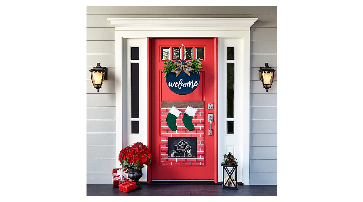 Charming Farmhouse Welcome Sign for Your Front Door