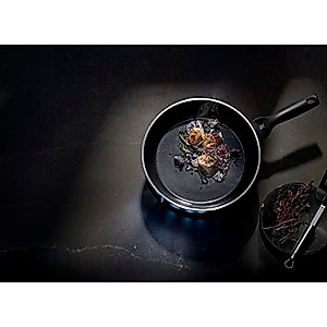 WMF Frying pan Coated Ø 24cm CeraDur Profi Pouring Rim Plastic Handle with Flame retardants Cromargan Stainless Steel CeraDur Suitable for Induction Hand wash