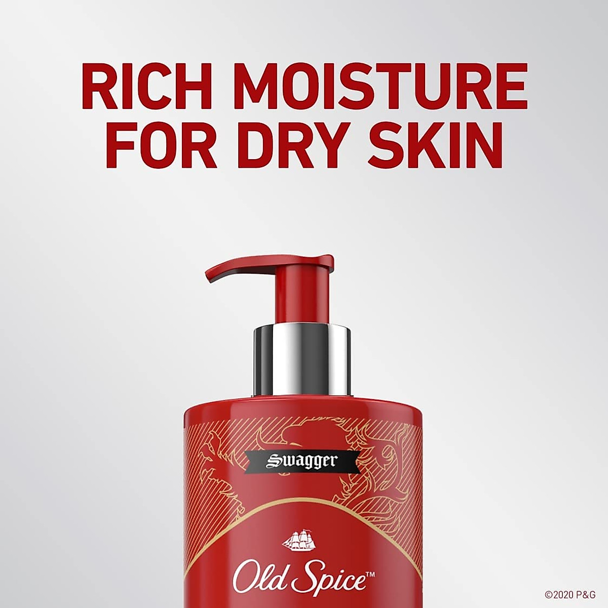 Old Spice Daily Hydration Hand & Body Lotion for Men, Swagger with Argon Oil, 16.0 FL OZ
