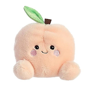 Aurora® Adorable Palm Pals™ Mellow Peach™ Stuffed Animal - Pocket-Sized Fun - On-The-Go Play - Pink 5 Inches