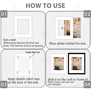 Pack of 10 16x20 WHITE Picture Mats with White Core Bevel Cut for 11x14 Pictures