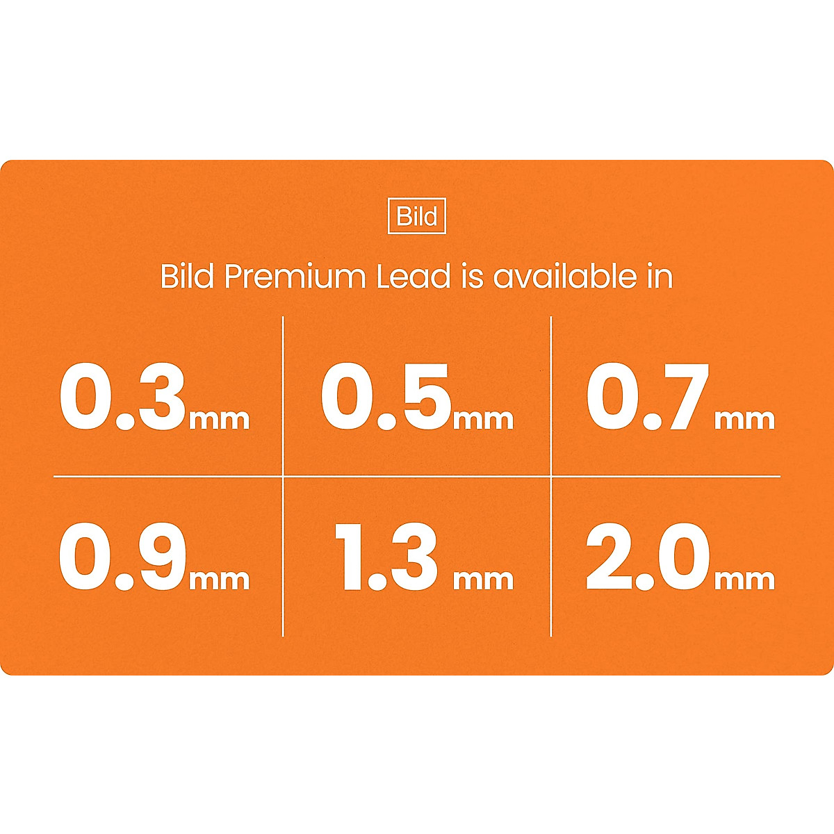 Bild Premium Mechanical Pencil Lead Refills (HB, 0.7 mm)